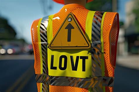 Importance Of Wearing Your Safety Vest Sign Premium Ai Generated Image