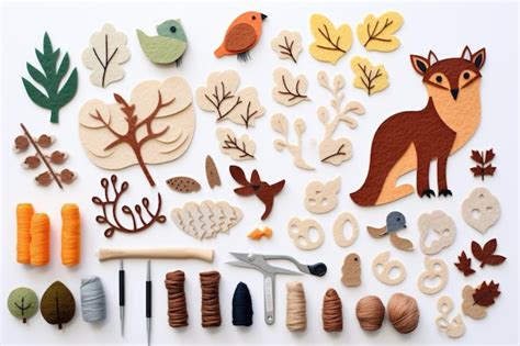 Premium Photo Eclectic Array Of Objects On White Surface