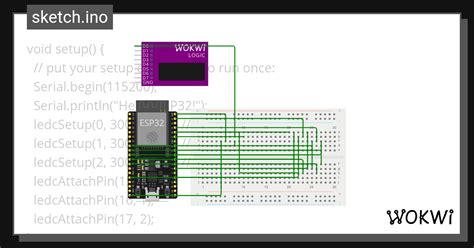 Breadboard Wokwi Esp32 Stm32 Arduino Simulator