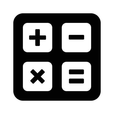 A Well Designed Calculator Icon Digital Computation And Arithmetic