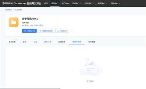 Codewave智能开发平台 03 目标应用创建 01模板创建依赖问题修改 Csdn博客
