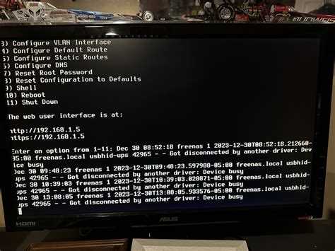 Ups Error Message Truenas Community