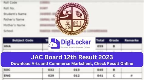 Jac Board 12th Result 2023 Declared How To Download Jharkhand Board