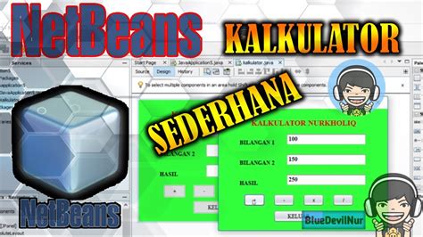 Cara Membuat Kalkulator Sederhana Dengan Java Netbeans 82 Tahun 2020 Youtube