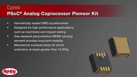 infineon technologies psoc analog coprocessor pioneer kit with te s