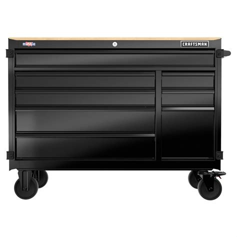 Craftsman Black Black Drawer 52 In W X 18 In D X 39 1 2 In H
