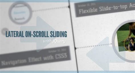 Brilliant Scrolling Effects Using JQuery Learning JQuery