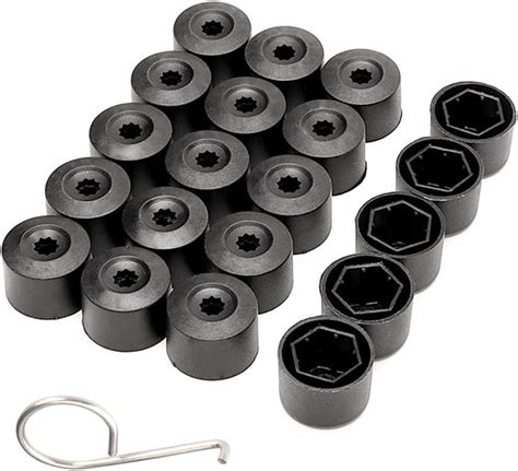20pcs Car Wheel Lug Nut Covers Auto Tire Bolt Caps 17mm