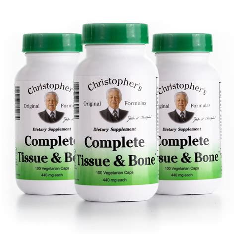 Christophers Original Formulas Complete Tissue And Bone Formula 100 V