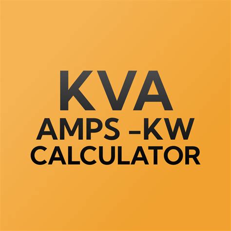 「kva Calculator Amps Kw Kva」 Iphoneアプリ Applion