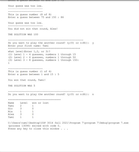 Solved How Can I Modify The Following Code To Look Like The