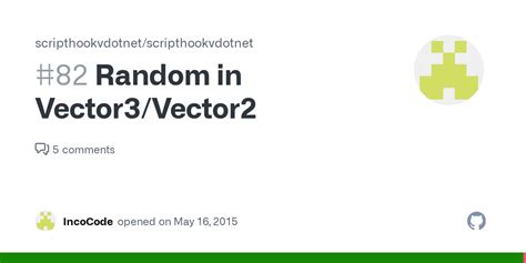 Random In Vector3vector2 · Issue 82 · Scripthookvdotnet