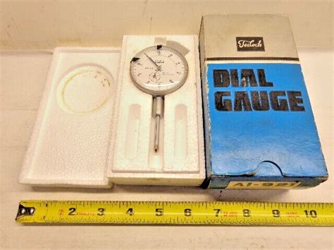 Teclock A1 921 001 To 1 Dial Indicator Shock Proof Gauge Japan Original Box Ebay