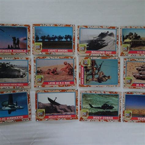 Other Desert Storm Trading Cards Complete Set Series 2 87 Cards 1991