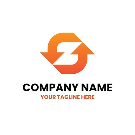 Premium Vector Z Letter Arrow Rotate Sync Recycle Logo