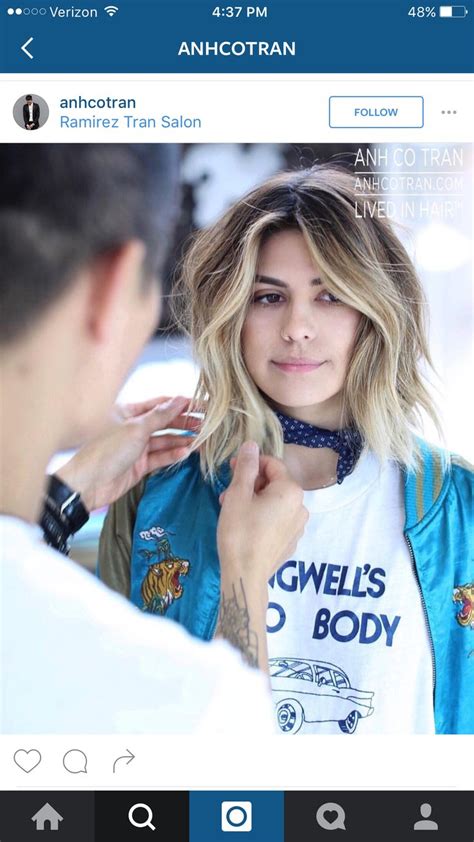 Balyage Short Hair Color Cut Her Hair Messy Bob Hairstyles