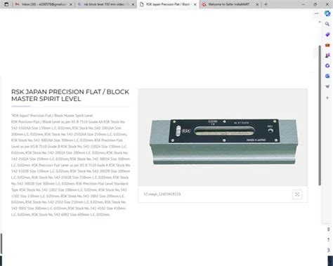 block level precision engineering level rsk for leveling of machines