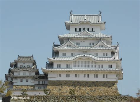 Naquem Going Up And Down Six Floors Of The Massive Himeji Castle Of Japan