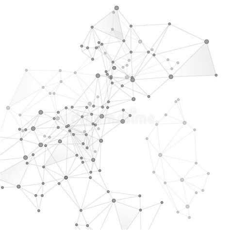 Gometric Plexus Structure Cybernetic Concept Stock Vector Illustration Of Circle Digital