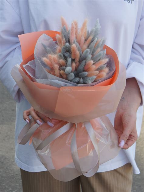 Купить букет сухоцветов Густав Климт Поцелуй в Минске с доставкой