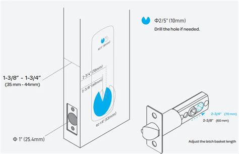 U Tec Latch 5 Nfc Smart Keypad Lock Installation Guide