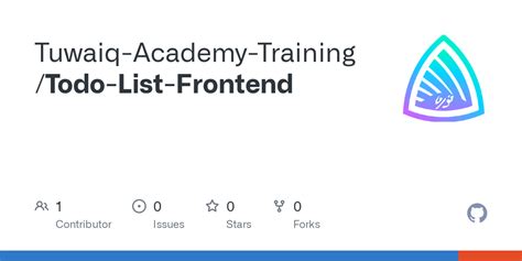 github tuwaiq academy training todo list frontend