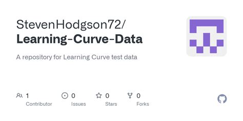 GitHub StevenHodgson Learning Curve Data A Repository For Learning Curve Test Data