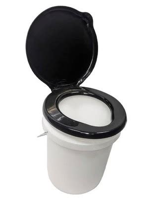 Portable Emergency Toilet Seat For 5 Gallon Bucket Snap On Camping Luggable Loo Ebay