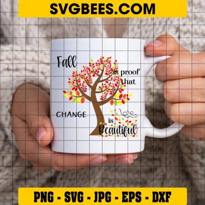 Fall Tree Of Life Svg Falling Leaves Svg Autumn Leaves Svg SVGbees