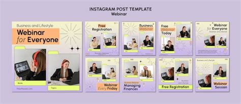 Premium Psd Gradient Webinar Template