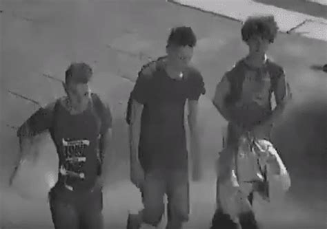 3 Teens Caught On Camera Walking Towards A Homeless Man Their Next