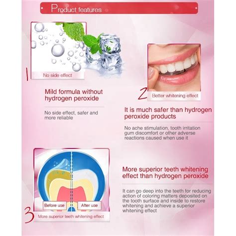 Ленти за избелване на зъби Onuge без пероксид продължителност на избелване 18 месеца кутия с