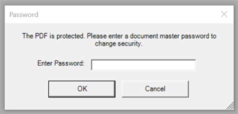 How To Change PDF Security