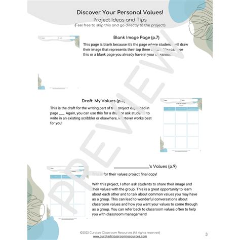Self Identity And Personal Values Project