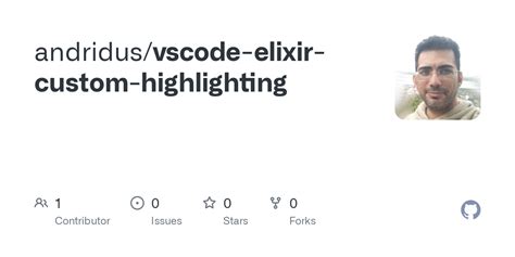 GitHub Andridus Vscode Elixir Custom Highlighting