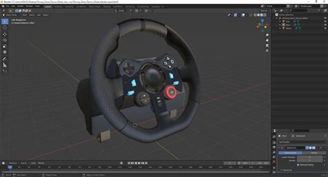 Driving Game Device Wheel 3d Model 39 3ds Blend C4d Fbx Max Ma