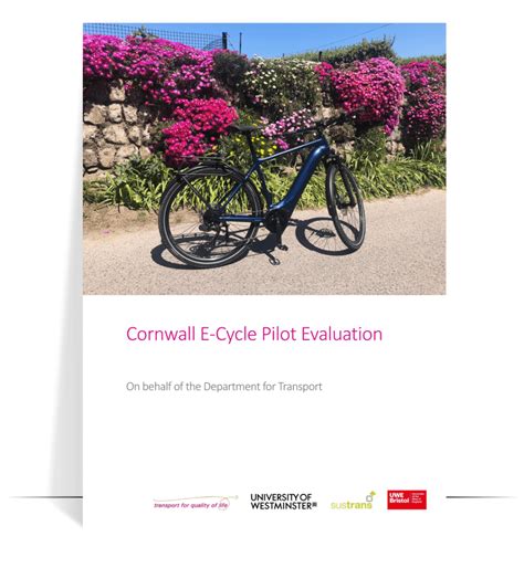 Cornwall E Cycles Pilot Evaluation