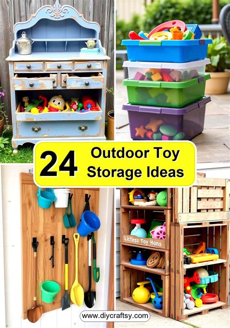 24 Creative Outdoor Toy Storage Solutions For Families