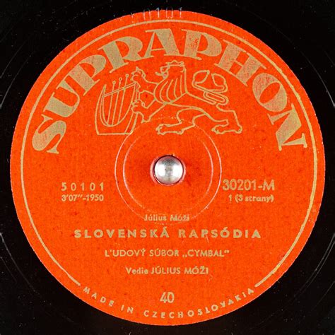 Supraphon The 78 Rpm Club