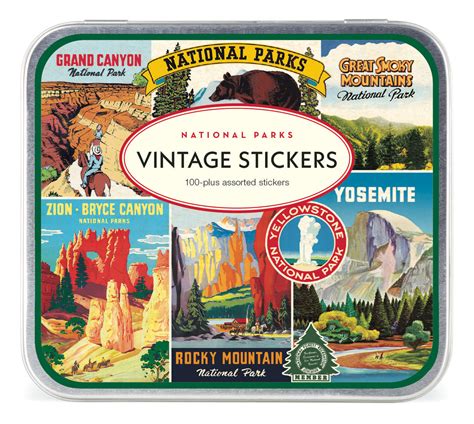 Cavallini And Co National Parks Decorative Stickers — Two Hands Paperie