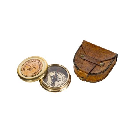 Nautical Brass Pocket Compass