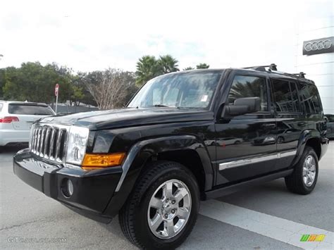 2008 Brilliant Black Crystal Pearl Jeep Commander Limited 58782495