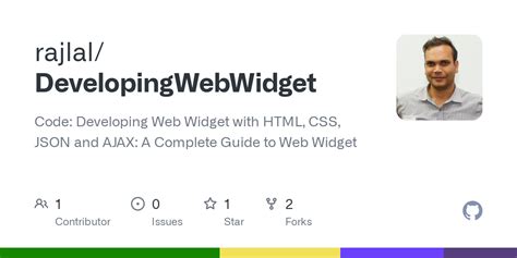 Github Rajlaldevelopingwebwidget Code Developing Web Widget With