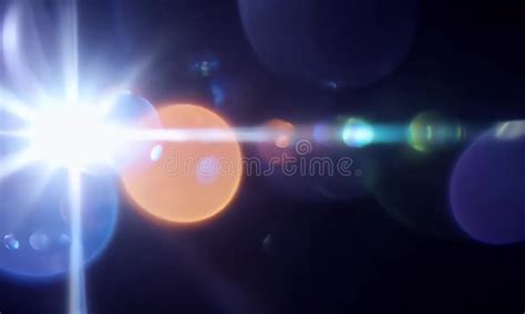 Colorful Light Bokeh And Lens Flare Effect Stock Video Video Of Blur Effect 370286953