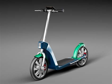 Electric Scooter 3d Model 3d Model 24 C4d Max Unknown Obj Upk Free3d