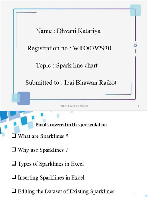 presentation on spark line chart pdf microsoft excel cartesian