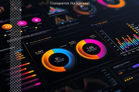 Kpi Visualization Psd High Quality Free Psd Templates For Download Freepik
