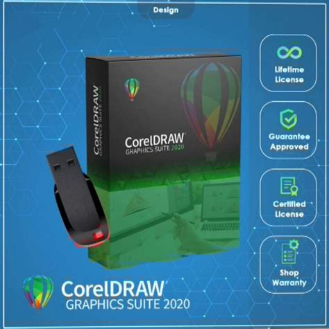 Coreldraw Graphicssuite 2020 64 Bit Full Version Dengan Flashdisk Plus Serial Number Lazada