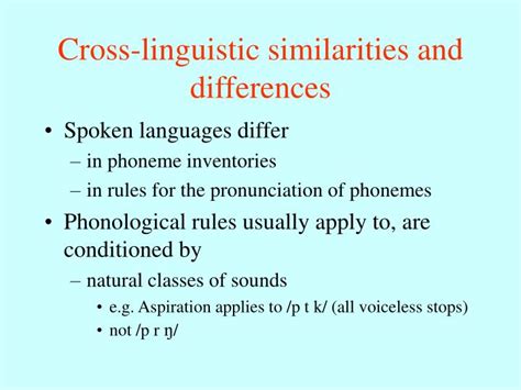 Ppt Phonology Contrast Complementary Distribution Powerpoint Presentation Id 4588263