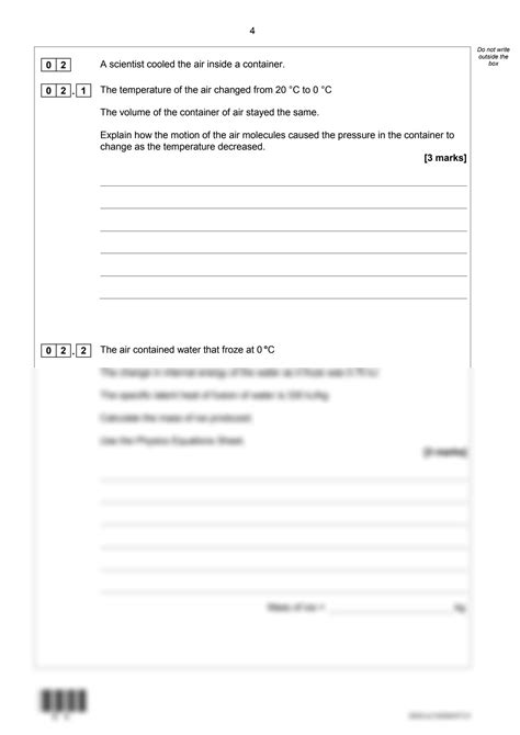 SOLUTION Aqa Gcse Combined Science Higher Physics Paper Qp Studypool